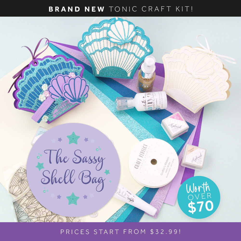 Tonic Craft Kit 66 - Sassy Shell Bag – Tonic Studios USA