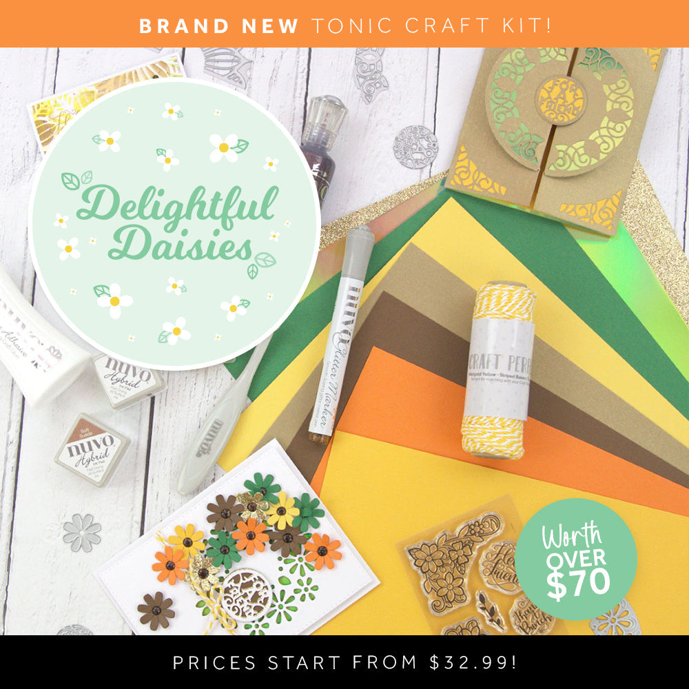 Tonic Craft Kit 63 - Delightful Daisies – Tonic Studios USA