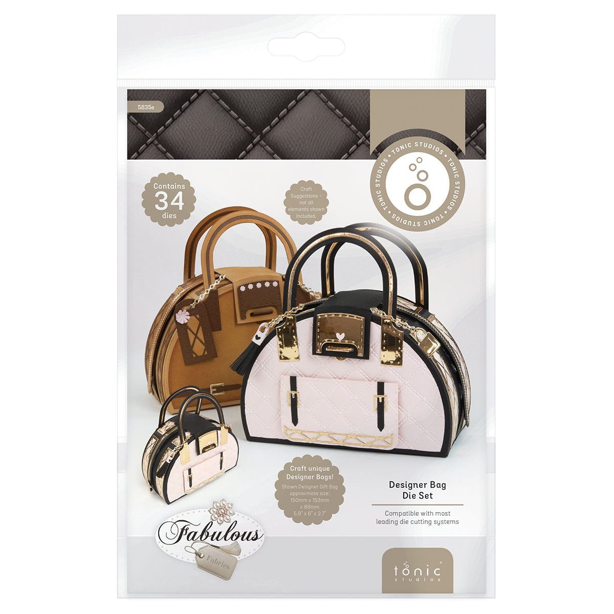 Fabulous Fabrics - Designer Bag Die Set – Tonic Studios USA