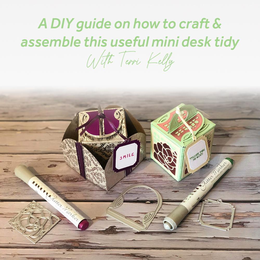 A DIY guide on how to craft & assemble this useful mini desk tidy ...