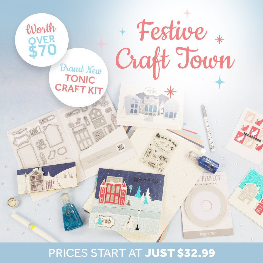 Tonic Craft Kit 57 - Festive Craft Town – Tonic Studios USA
