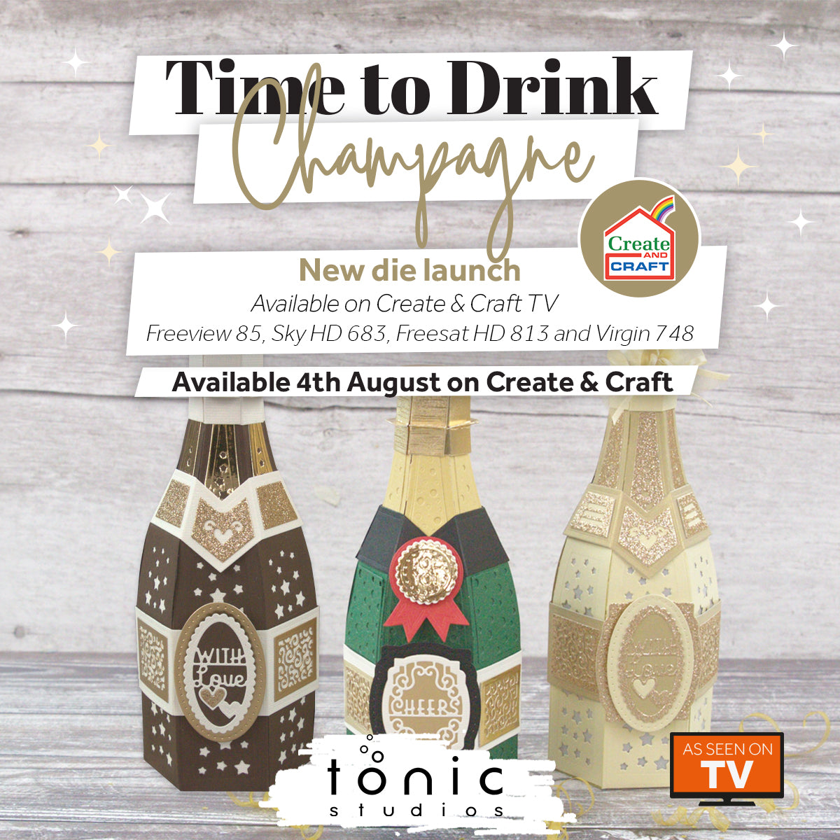 Time To Drink Champagne Collection – Tonic Studios USA