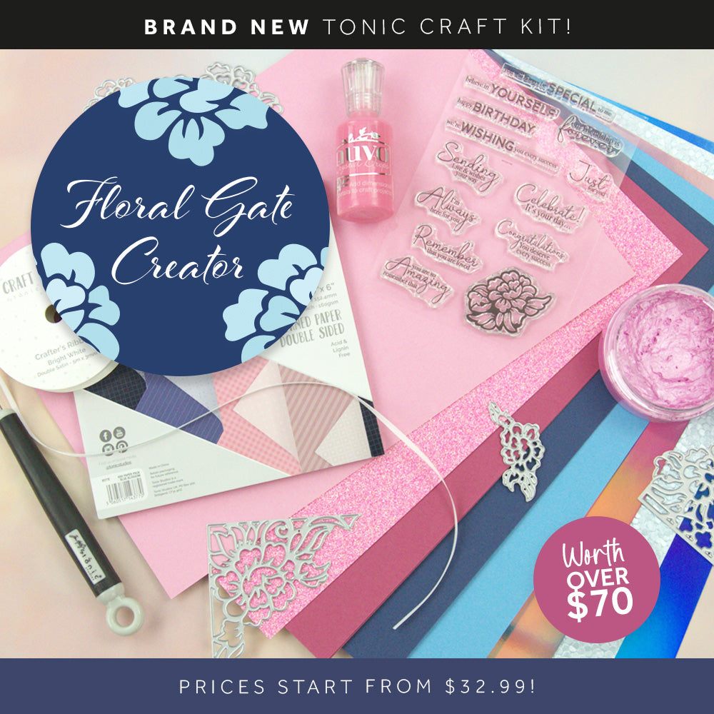 Tonic Craft Kit 65 - Floral Gate Creator – Tonic Studios USA