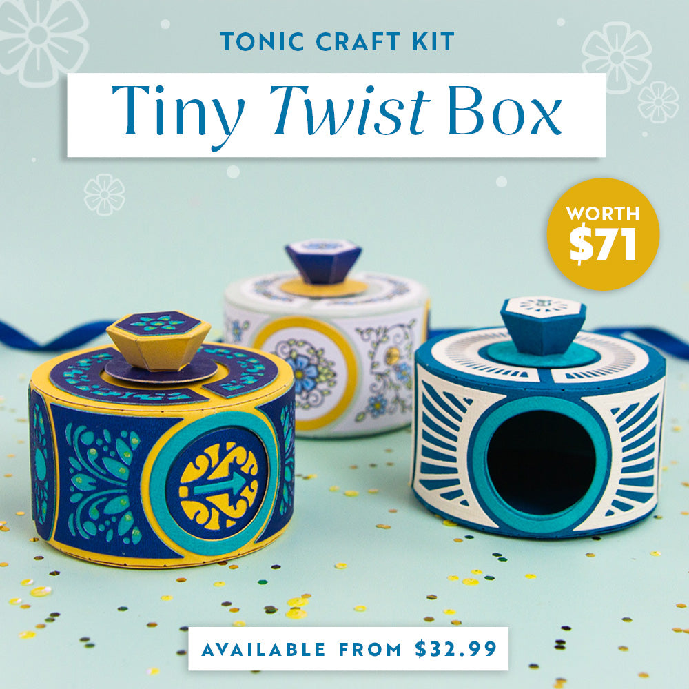 Tonic Craft Kit 81 - Tiny Twist Box – Tonic Studios USA