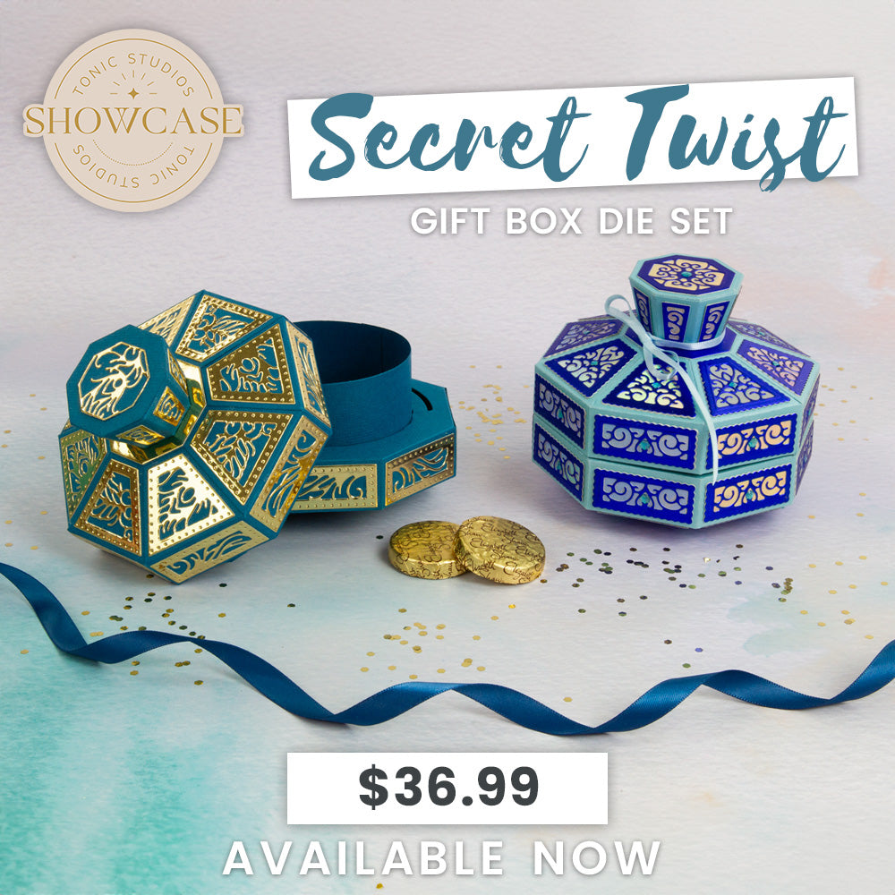 Secret Twist Gift Box Die Set - Showcase – Tonic Studios USA