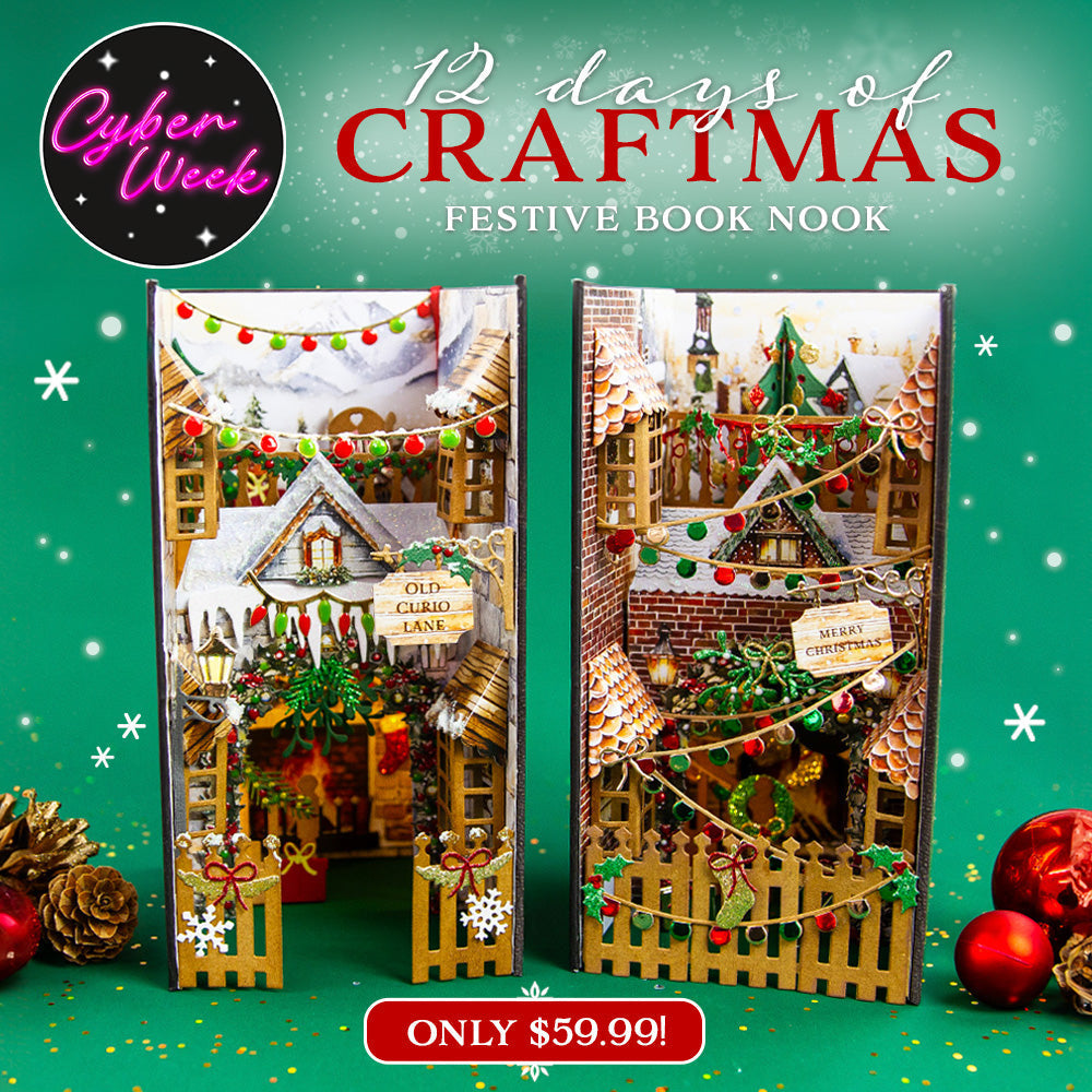 12 Days of Craftmas - Festive Book Nook Collection – Tonic Studios USA