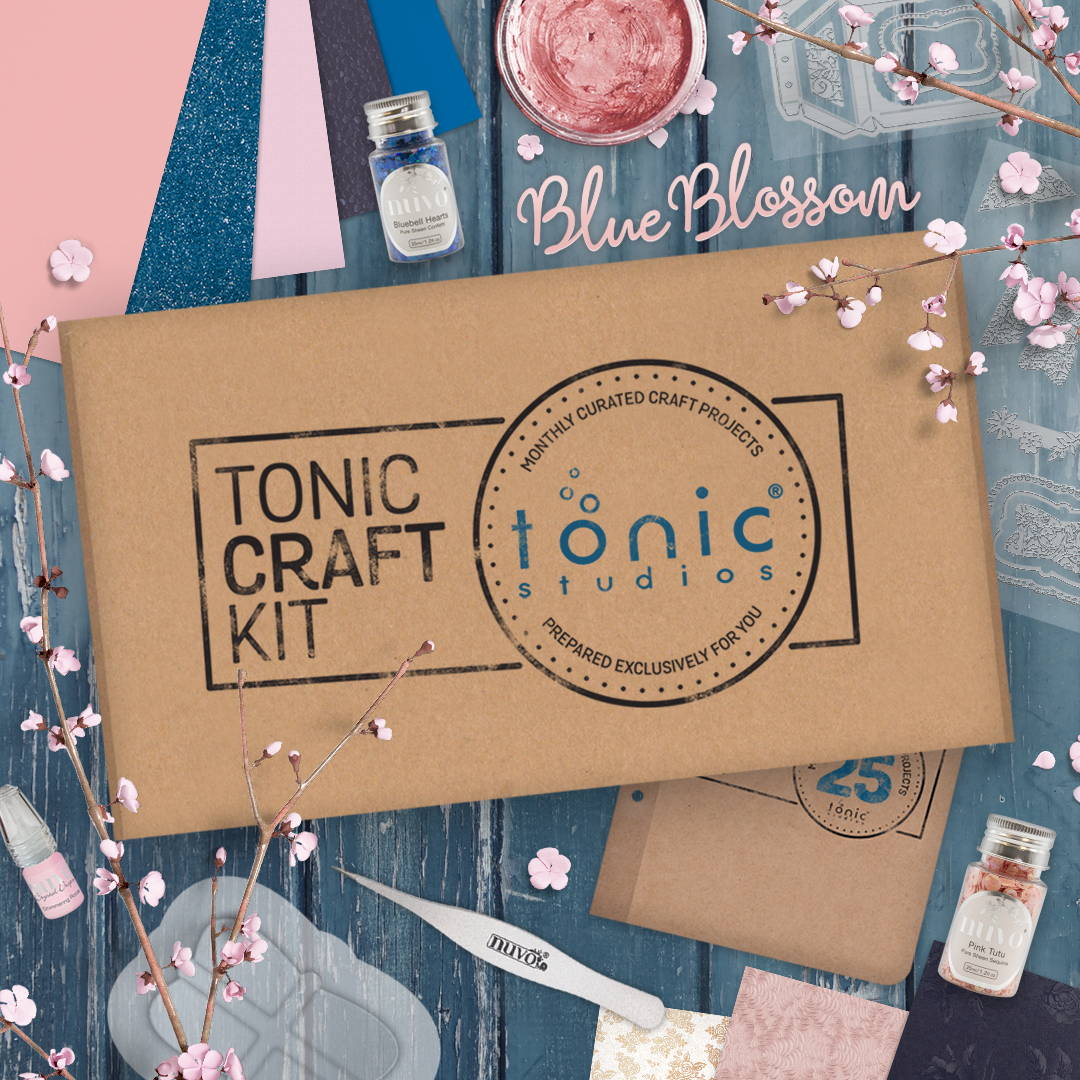 Tonic Craft Kit 25 - Blue Blossom - Inspiration – Tonic Studios USA