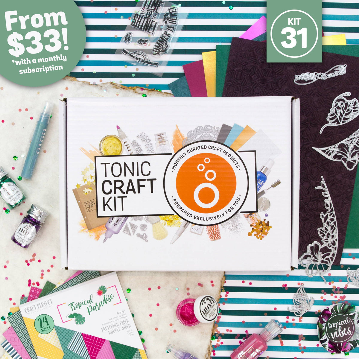 Craft Kit 31 - Step By Step Instructions – Tonic Studios USA