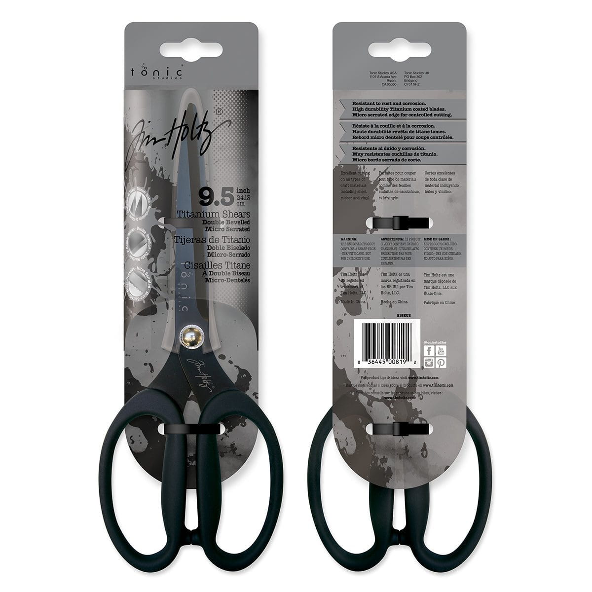 Tim Holtz Titanium Scissors – Tonic Studios USA
