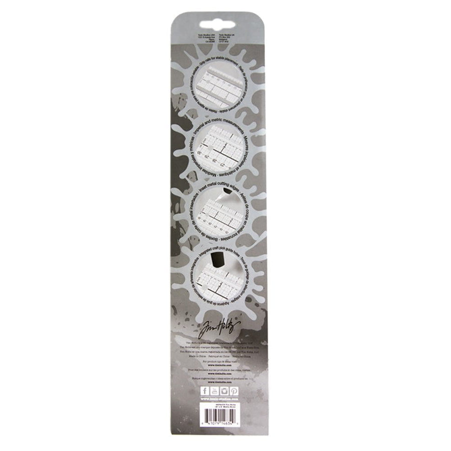 Tim Holtz Edge to Edge 12" Media Ruler – Tonic Studios USA