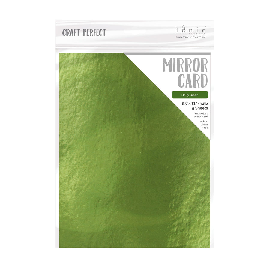 Mirror Cardstock Pack - 8.5" x 11" | Craft Perfect – Tonic Studios USA