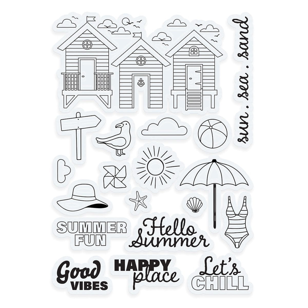 Here Comes Summer Stamp Set – Tonic Studios USA