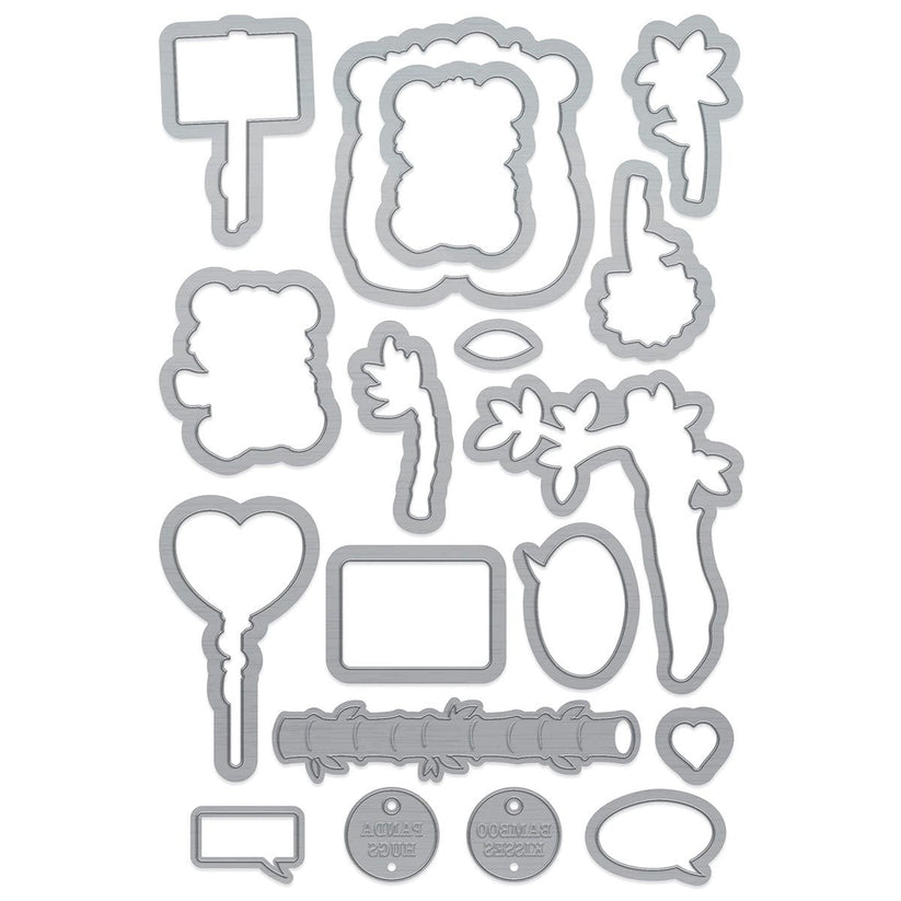 A Panda-ful Creative Collection - Die, Stamp & Stencil Set – Tonic ...