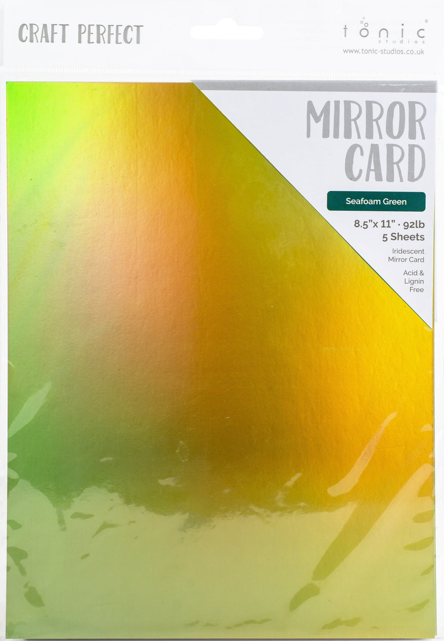 Iridescent Mirror Cardstock Pack - 8.5"x11" | Craft Perfect – Tonic ...