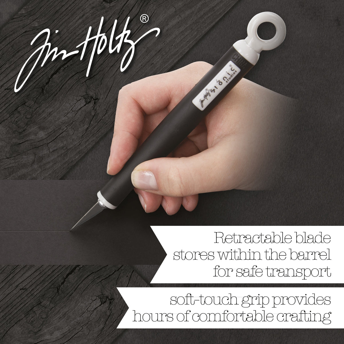 Tim Holtz Retractable Craft Knife and Refill Blades – Tonic Studios USA