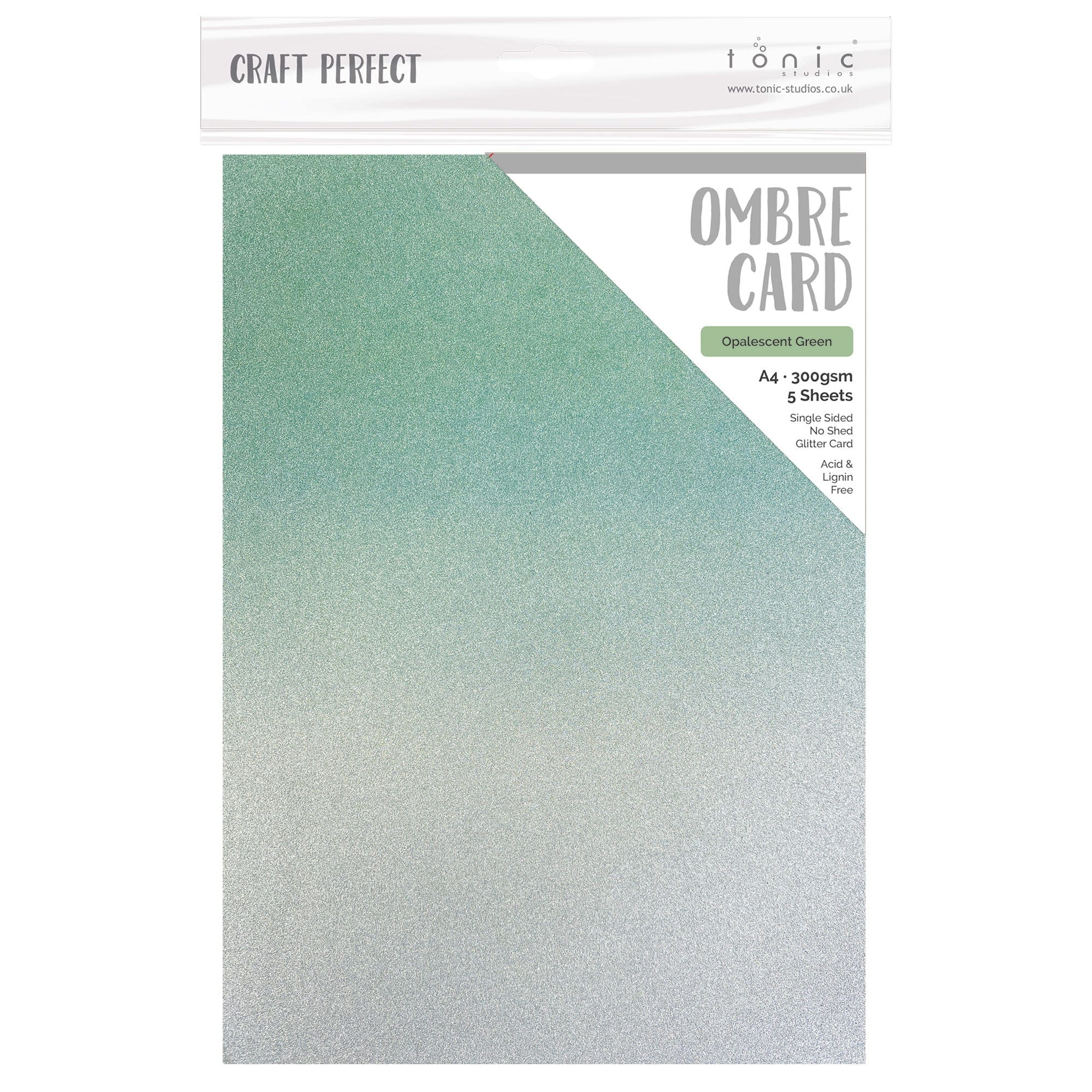 Craft Perfect 8.5"x11" Glitter Ombre Cardstock Pack – Tonic Studios USA