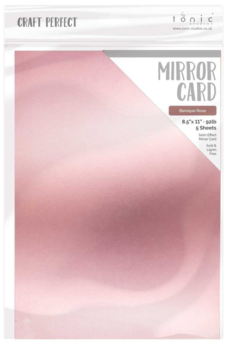 Satin Mirror Cardstock Pack - 8.5" x 11" | Craft Perfect – Tonic ...