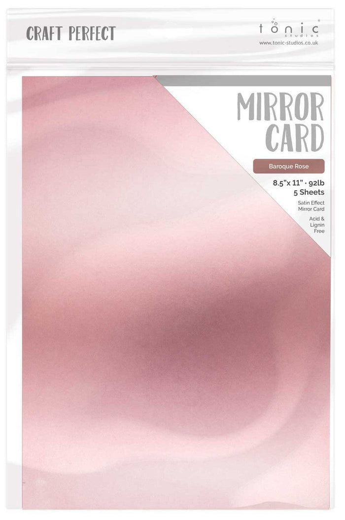 Satin Mirror Cardstock Pack - 8.5" x 11" | Craft Perfect – Tonic ...