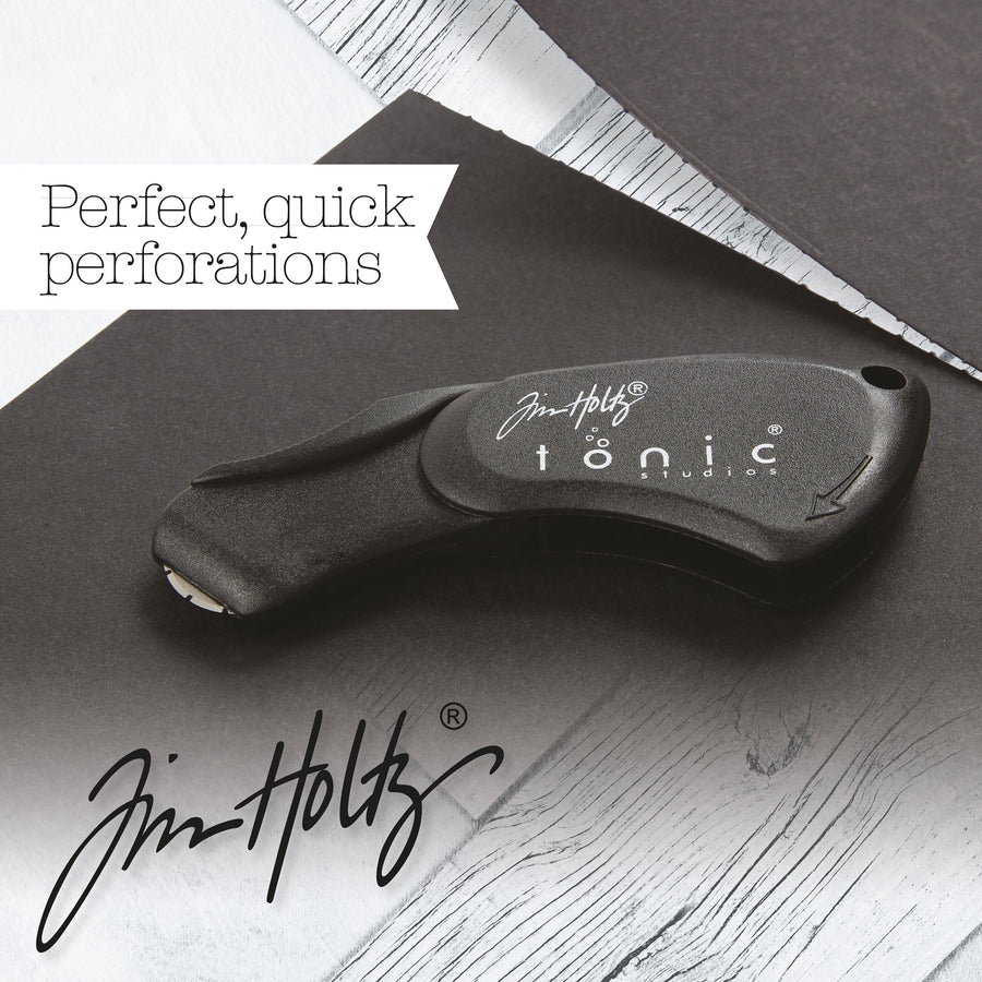 Tim Holtz Mini Rotary Paper Perforator Tool – Tonic Studios USA