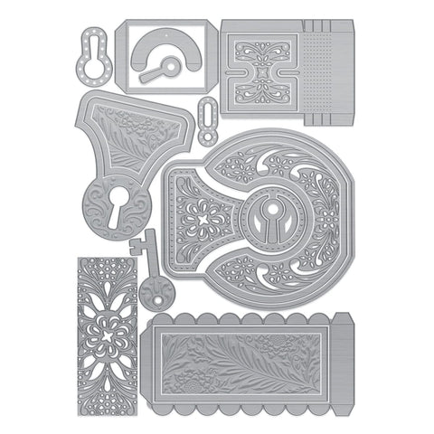 Pretty Padlock & Luxurious Latch Boxes Collection – Tonic Studios USA