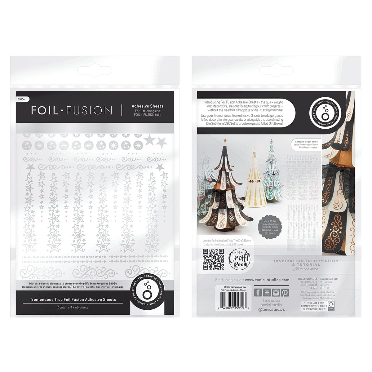 Tremendous Tree Foil Fusion Adhesive Sheets – Tonic Studios USA