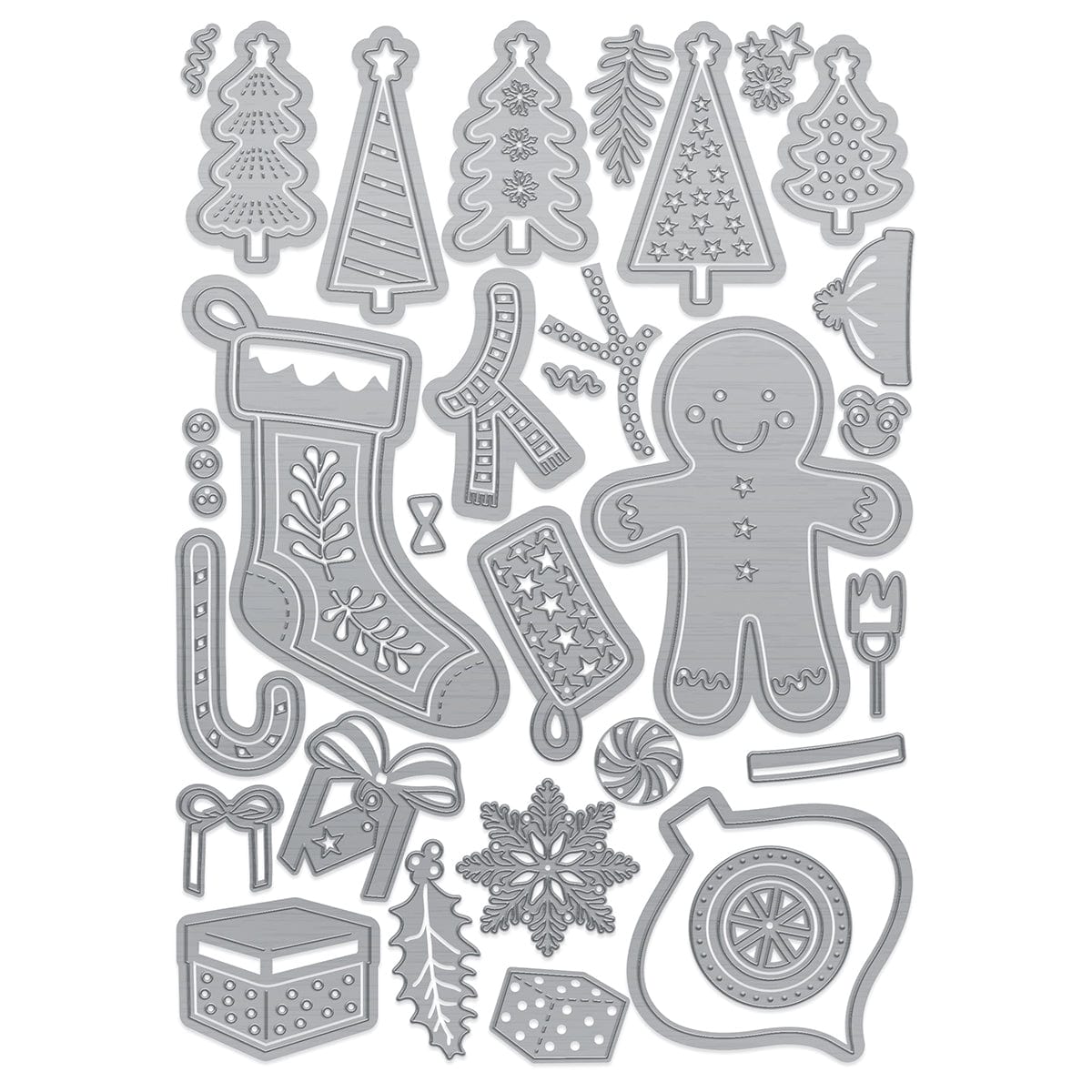 A Candy Cane Christmas Die Set - 5539e – Tonic Studios USA