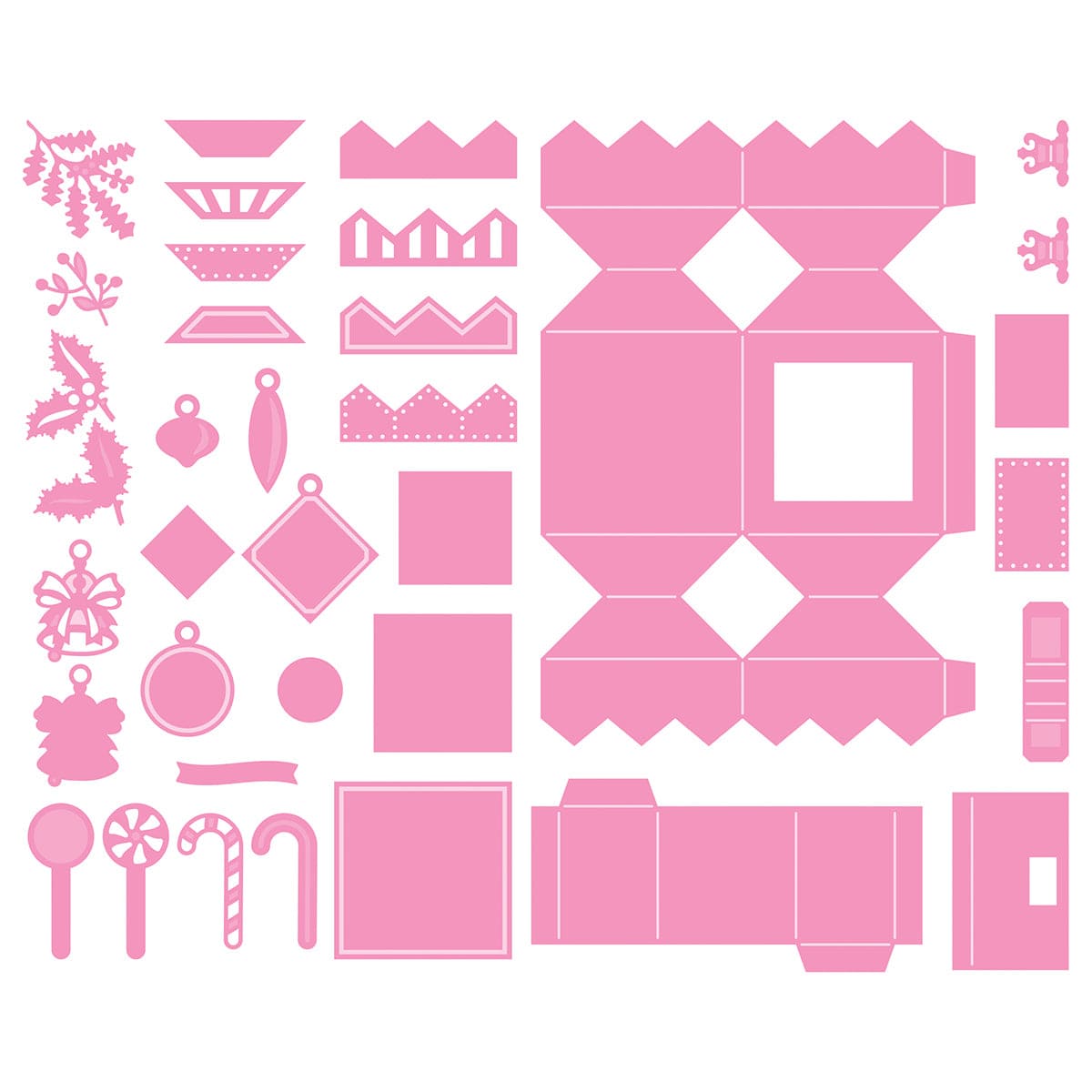 Advent Christmas Cracker Box Die Set & Foil Fusion Collection – Tonic ...