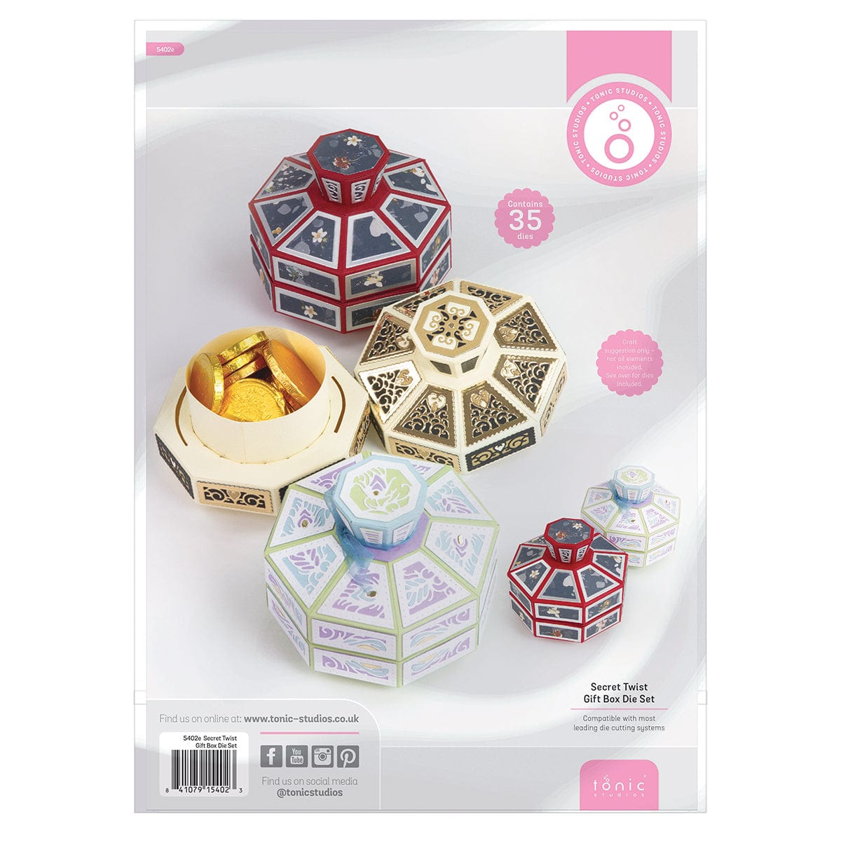 Secret Twist Gift Box Die Set - Showcase – Tonic Studios USA