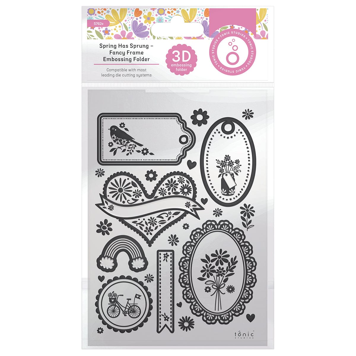 Spring Has Sprung 3D Embossing Folder Collection – Tonic Studios USA