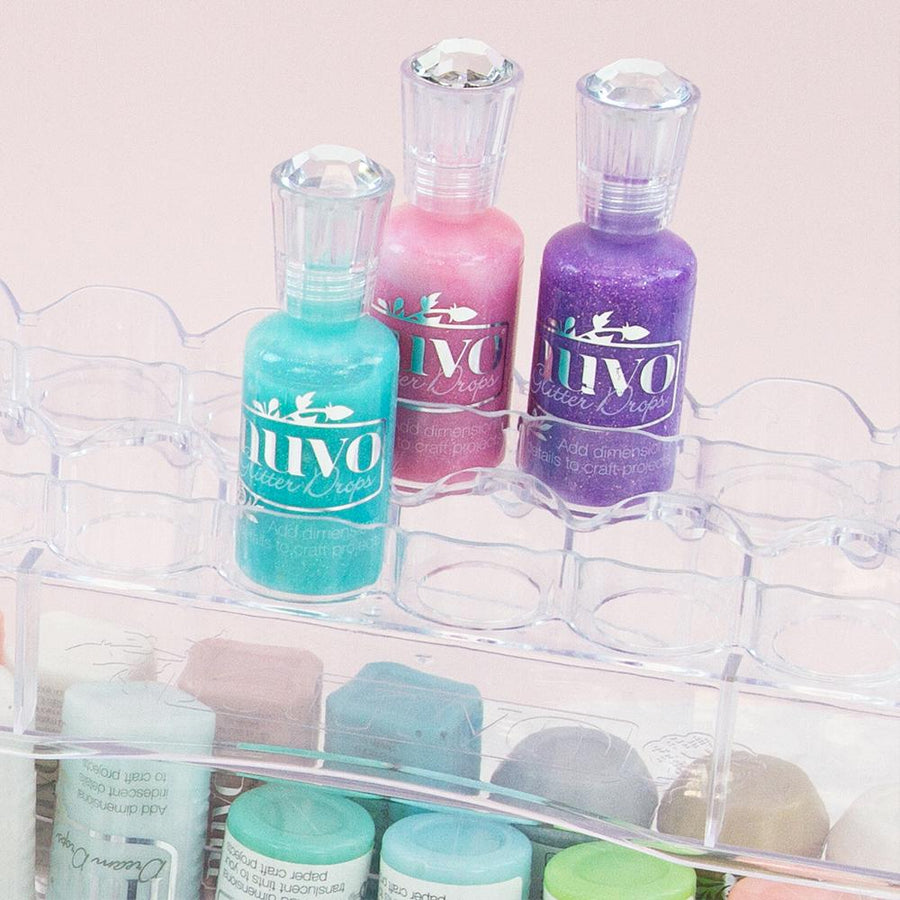 Nuvo Stackable Drop Storage Clear Acrylic Organizer – Tonic Studios USA