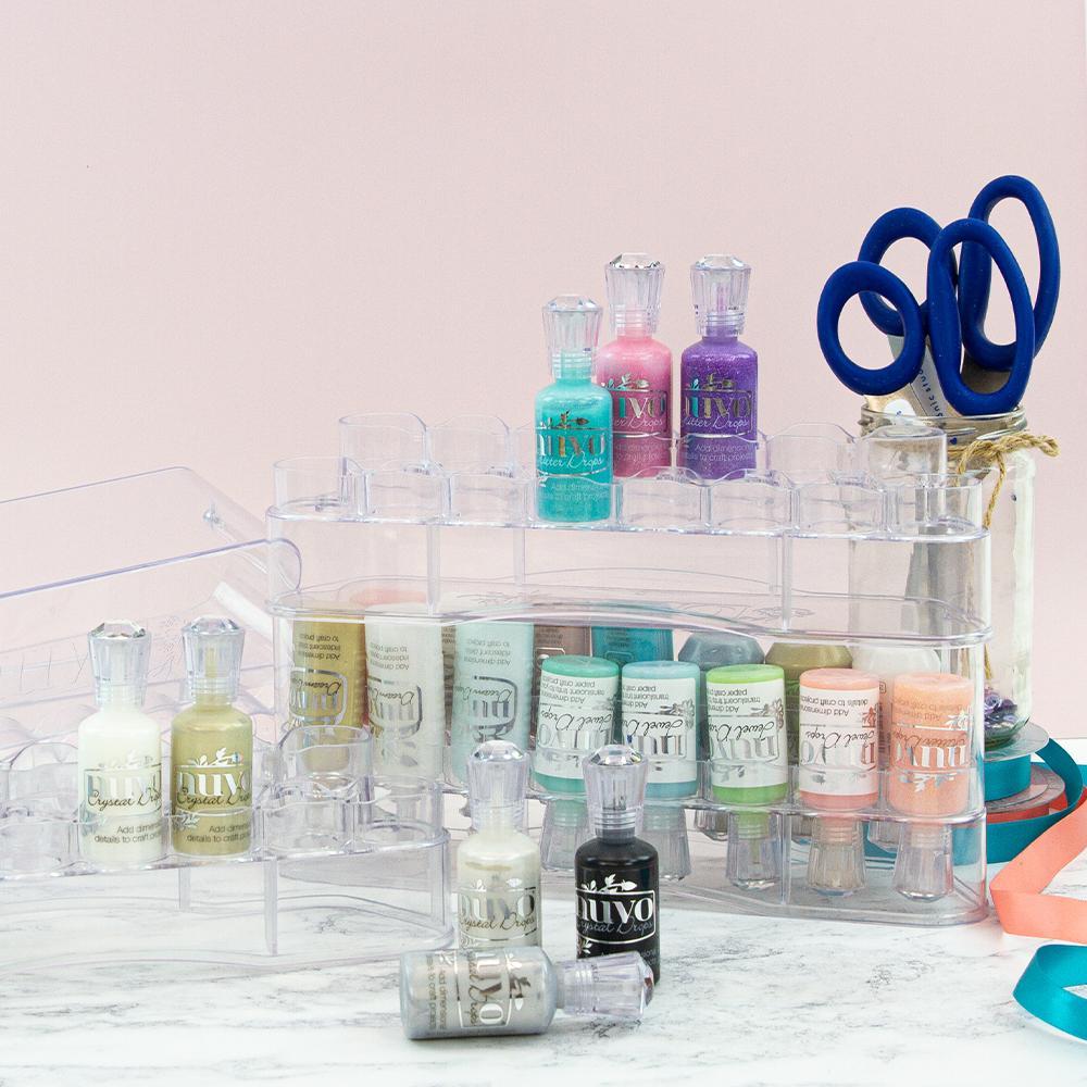 Nuvo Stackable Drop Storage Clear Acrylic Organizer – Tonic Studios USA