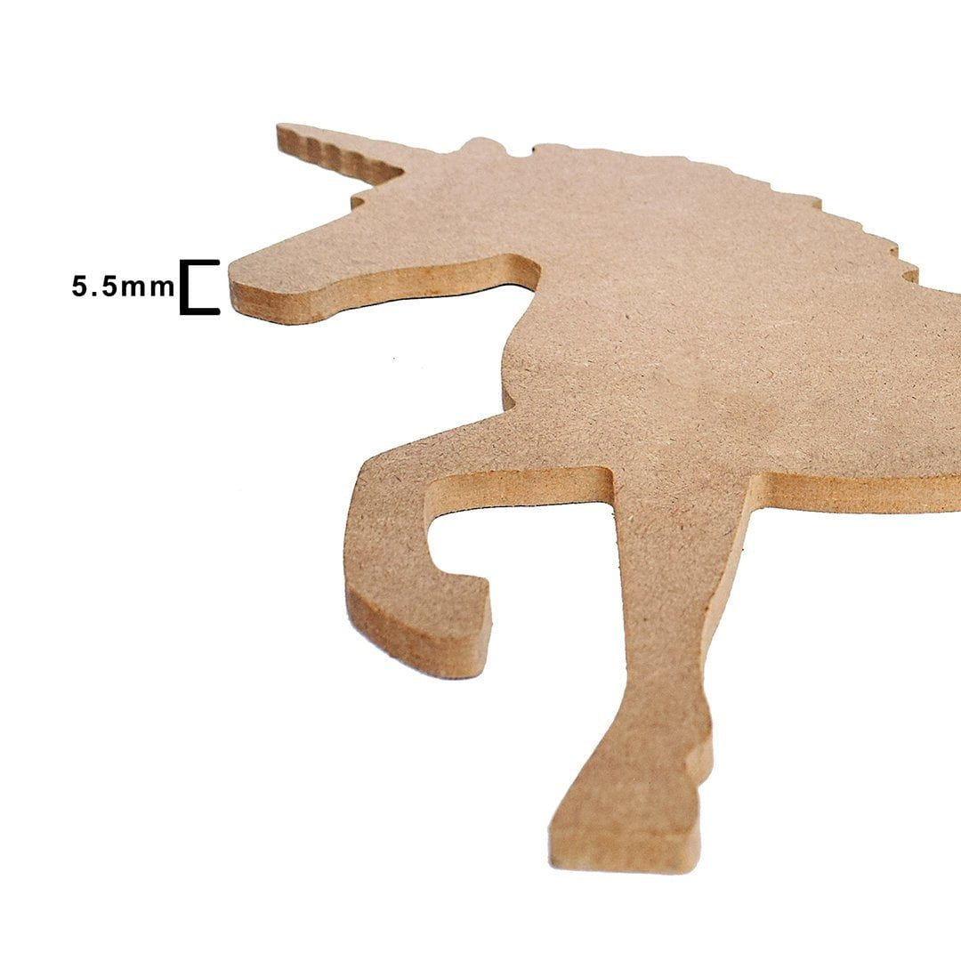 MDF Base Standing Unicorn 12"X9.5" 1/Pkg Standing Unicorn – Tonic ...
