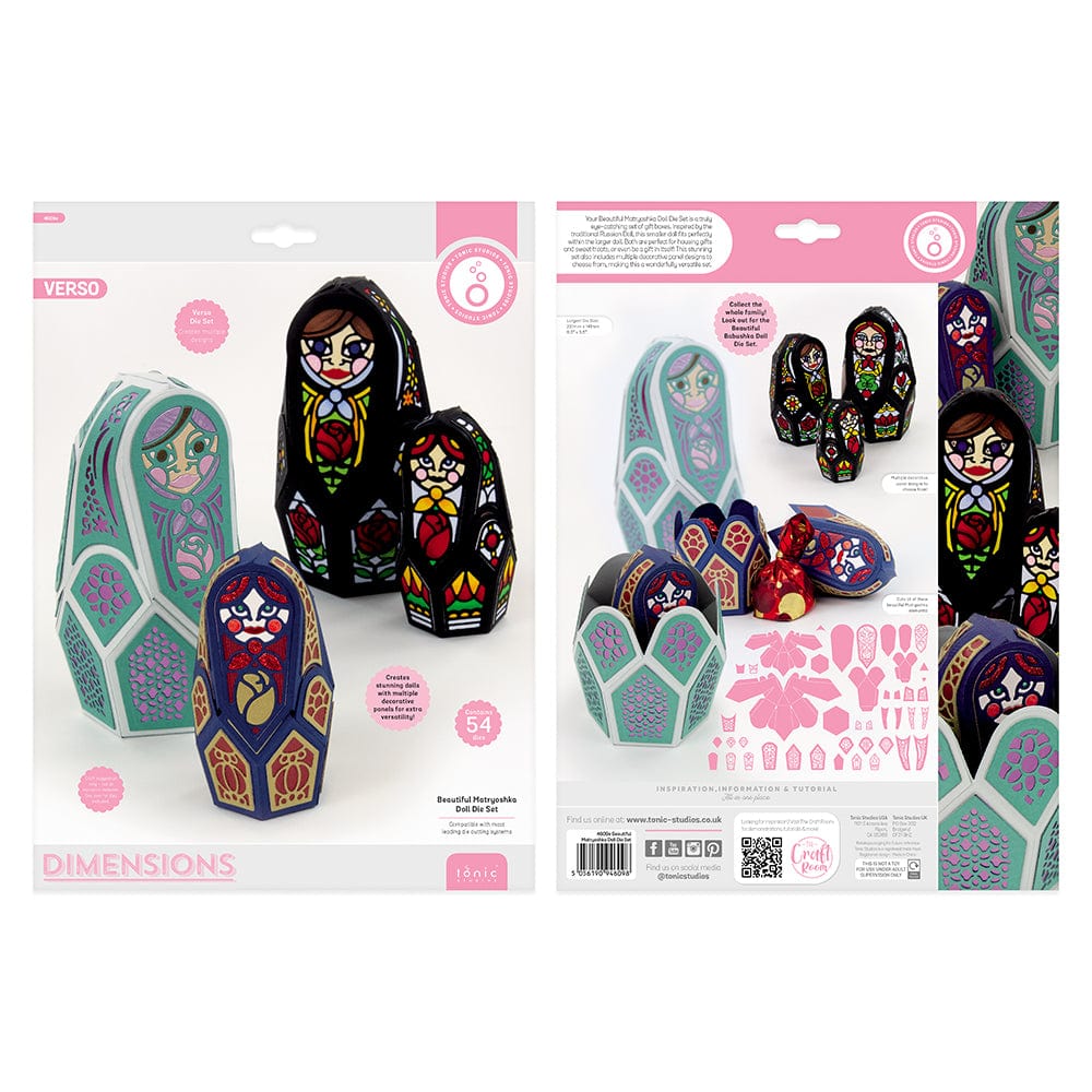 Beautiful Matryoshka Doll Die Set - 4609E – Tonic Studios USA