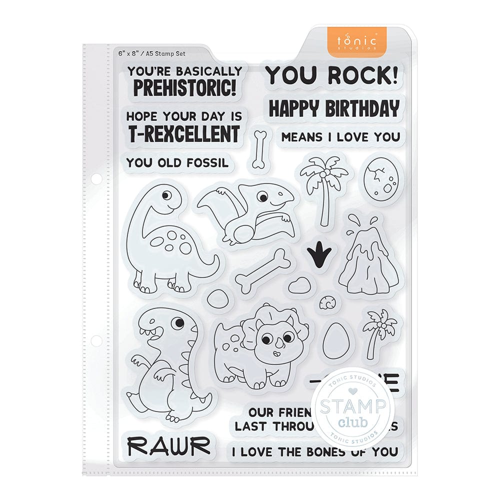 Stamp Club - Rawr-Some Dinosaurs - Stamp & Die Set - SC25 – Tonic ...